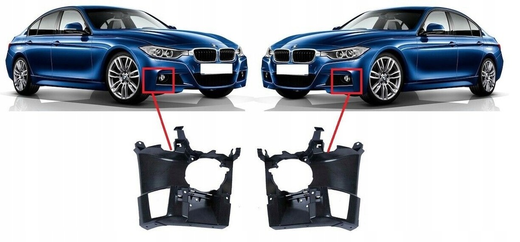 BMW 3 M-PAKIET MOCOWANIE HALOGENÓW KOMPLET - 9110201702 - oficjalne ...