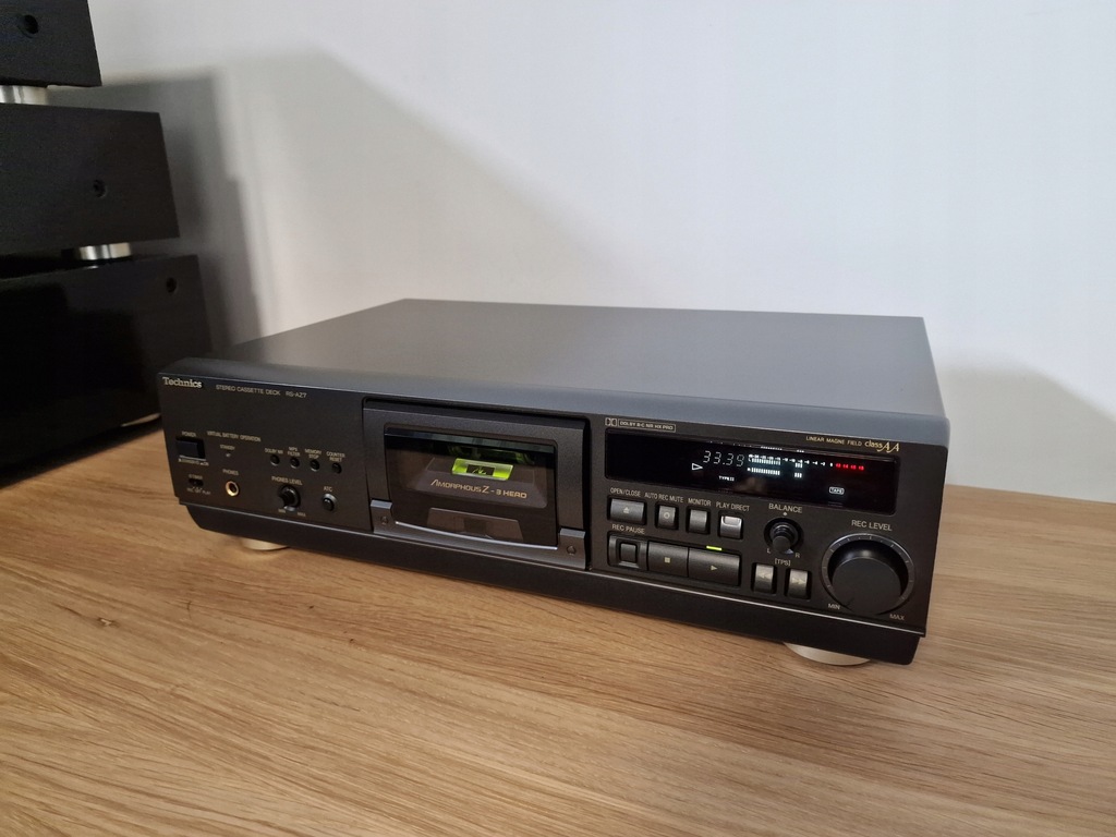 TECHNICS RS-AZ7 MAGNETOFON KASETOWY DECK PIĘKNY !! - 13923601652 - oficjalne archiwum Allegro