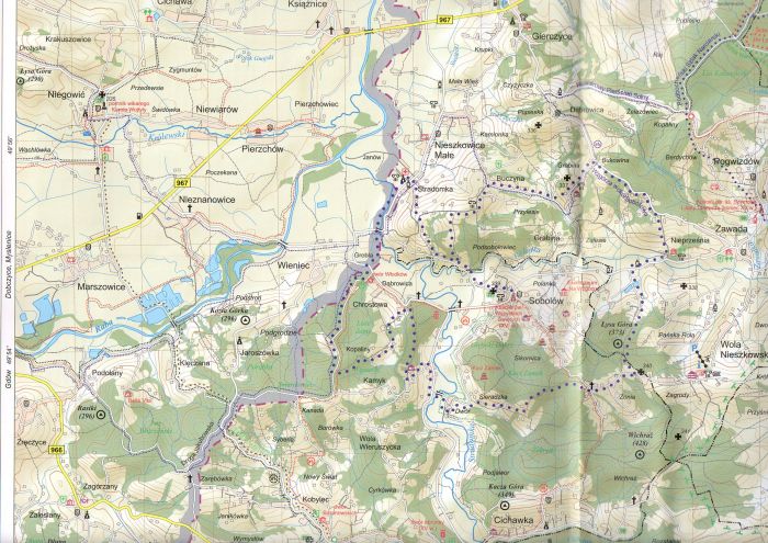 BOCHNIA I POWIAT BOCHEŃSKI mapa turystyczna REGIS - 6891103943 ...