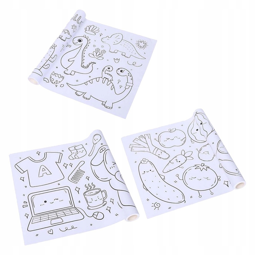 Toddler Sticky Drawing Paper Roll 30x300cm - 12994489228 - oficjalne ...