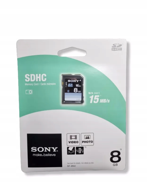 KARTA PAMIĘCI SONY SD SDHC 8GB - 12861371026 - oficjalne archiwum Allegro