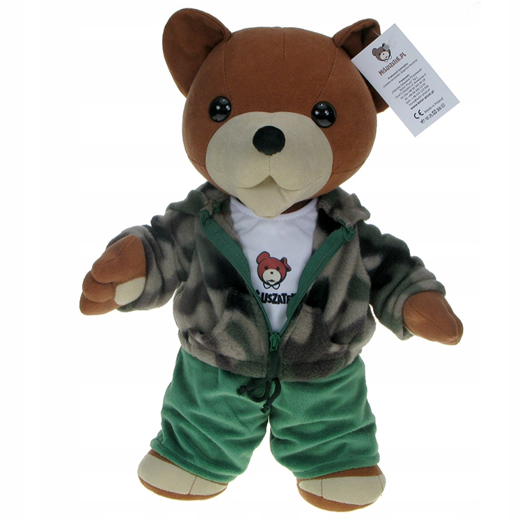 MIŚ USZATEK DUŻA MASKOTKA z bajki NA DOBRANOC 43cm / PRODUKT POLSKI ...