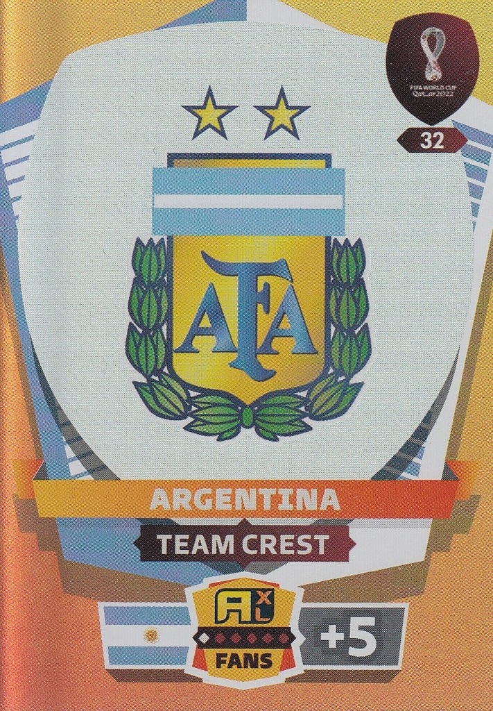World Cup Qatar 2022 Team Crest Logo Argentyna 32 - 12585949932 - oficjalne archiwum Allegro