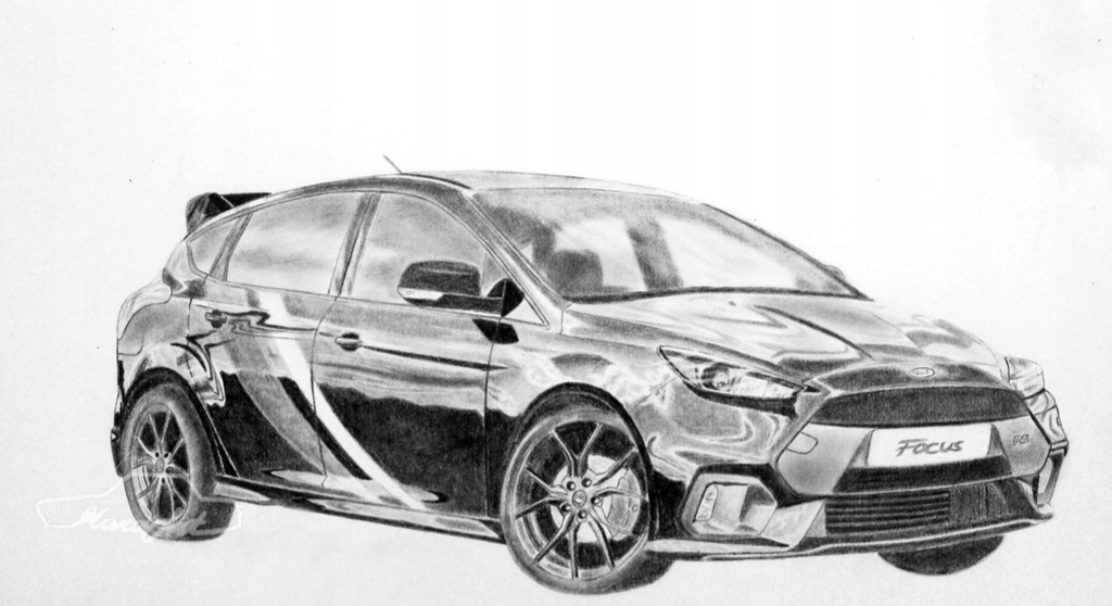 Rysunek Twojego auta w formacie A4! - 13145646336 - oficjalne archiwum ...