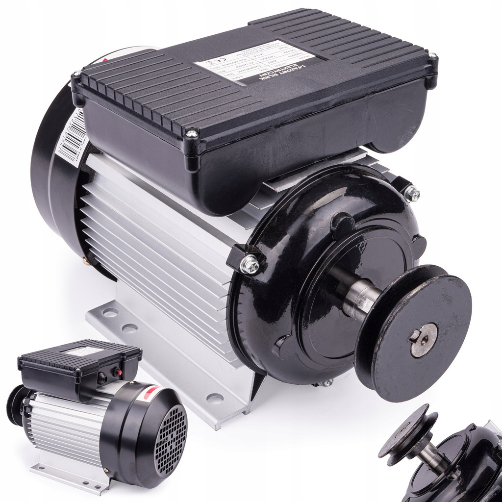 SILNIK ELEKTRYCZNY JEDNOFAZOWY 3.0KW 1450RPM 230V - 9542436503 - oficjalne archiwum Allegro