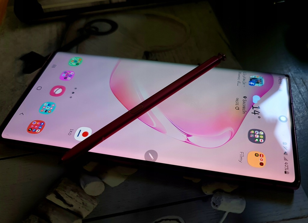 Galaxy Note 10 8/256 GB DS Pink S-Pen UAG MyScreen - 12613929659 - oficjalne archiwum Allegro