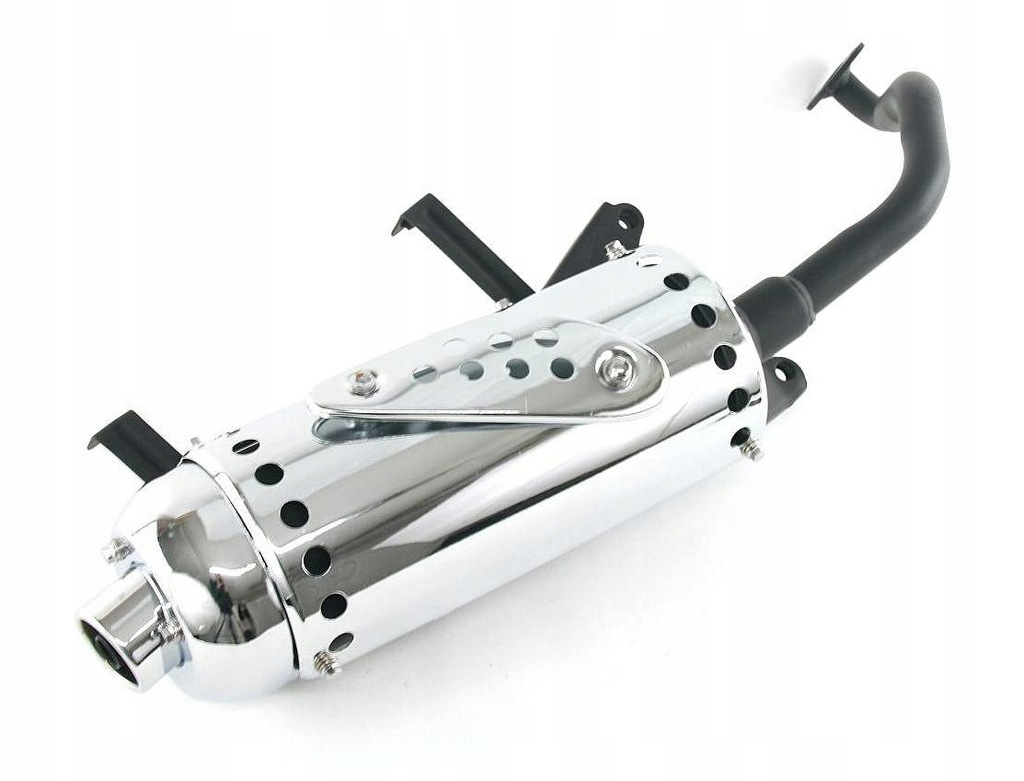 Tłumik wydech SKUTER do 4T GY6 VAPOR 12" czarny - 14092167573 - oficjalne archiwum Allegro