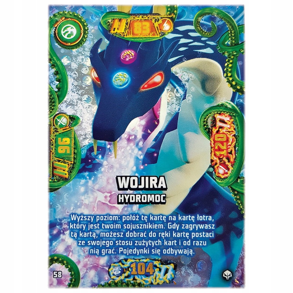 Karta LEGO Ninjago S7 NP 58 Wojira Hydromoc - 12699555825 - oficjalne ...