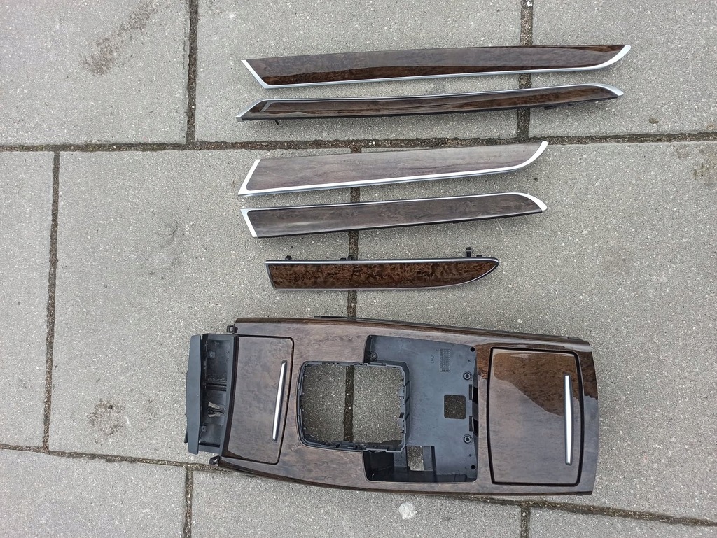 Listwy drzwi dekory komplet drewno AUDI A6 C6 - 12804909705 - oficjalne ...