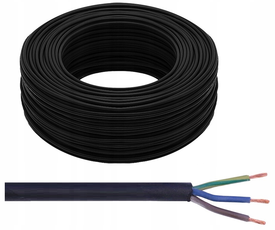 KABEL PRZEWÓD PRZEMYSŁOWY OnPD 3x2,5 H07RN-F GUMOWY DO WODY OKRĄGŁY 1M - 7610364576 - oficjalne ...