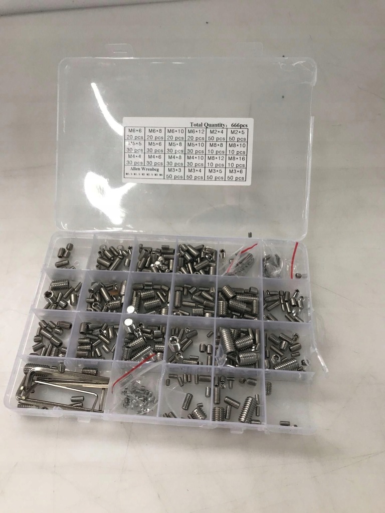 BIGP wkręty dociskowe M2 M3 M4 M5 M6 M8 - 13943530293 - oficjalne archiwum Allegro