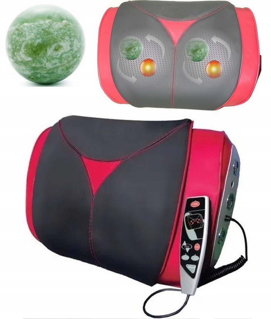 PODUSZKA MASUJĄCA SHIATSU NEFRYT JADE MATA -hit!!! - 10505141848 ...