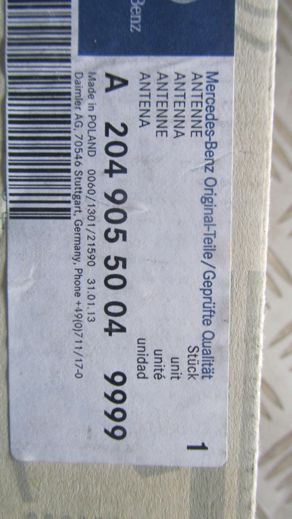 ANTENA DACHOWA DO MERCEDESA W204 - 12585777996 - oficjalne archiwum Allegro