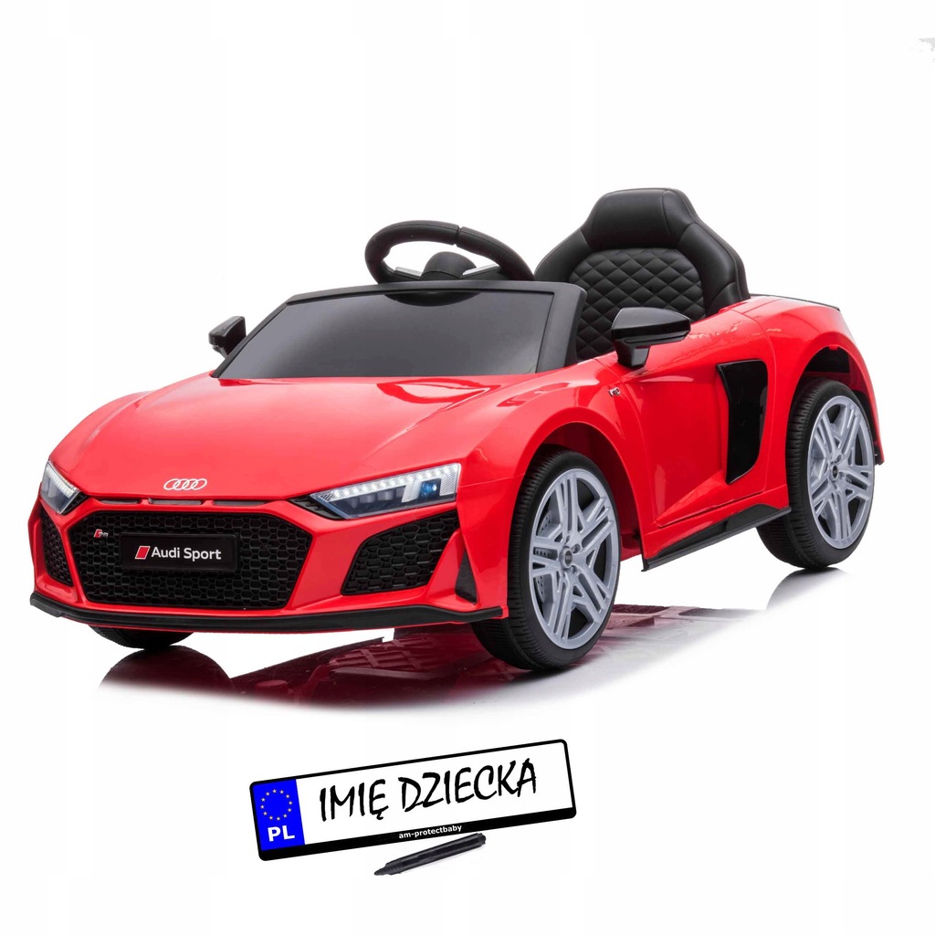 Audi R8 Spyder Auto Na Akumulator LEDy USB PILOT - 13499282780 ...