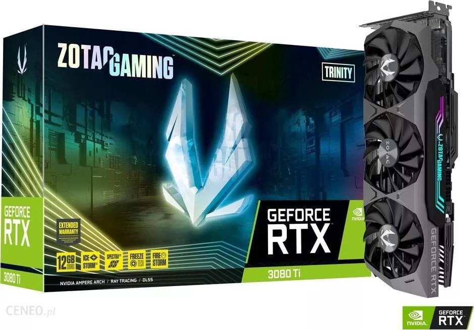 Karta graficzna ZOTAC RTX 3080 Ti Trinity OC 12 GB - 14148884964 - oficjalne archiwum Allegro