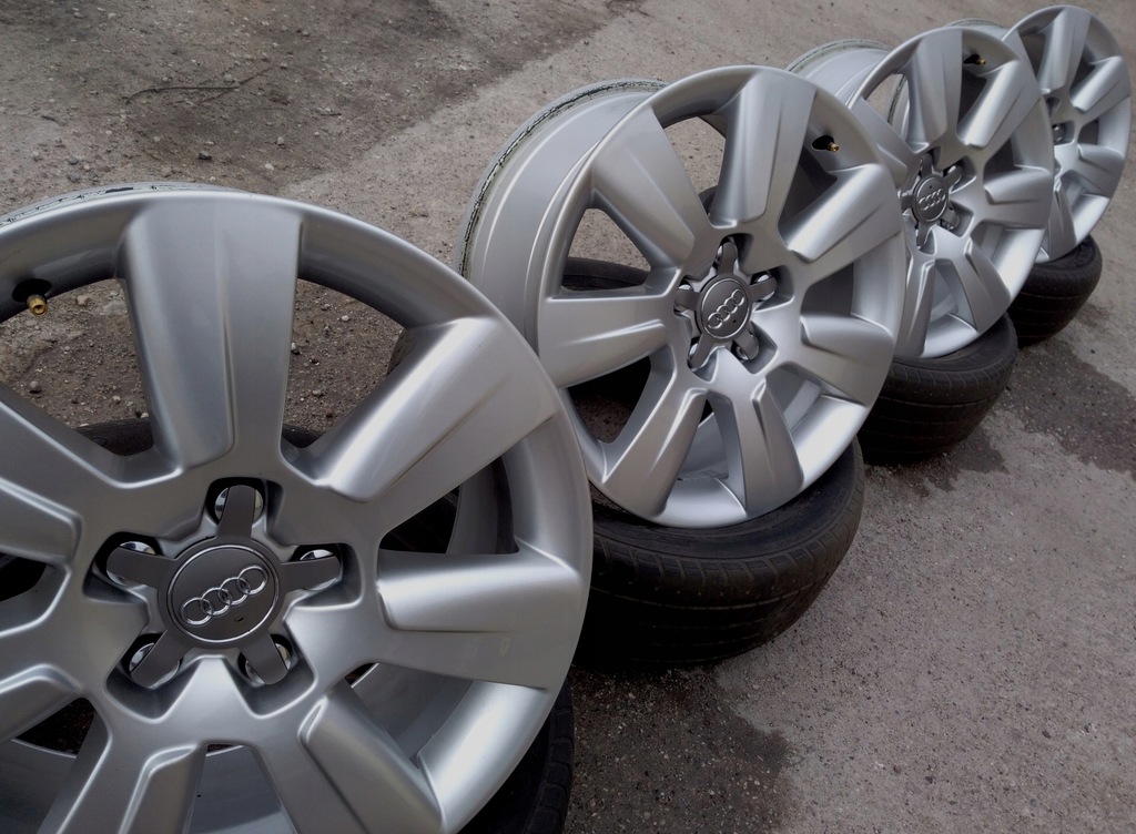 ALUFELGI 17 AUDI A4 B6 B7 A6 C5 C6 A3 8V Q3 Q2 TT - 7641817192 - oficjalne archiwum Allegro