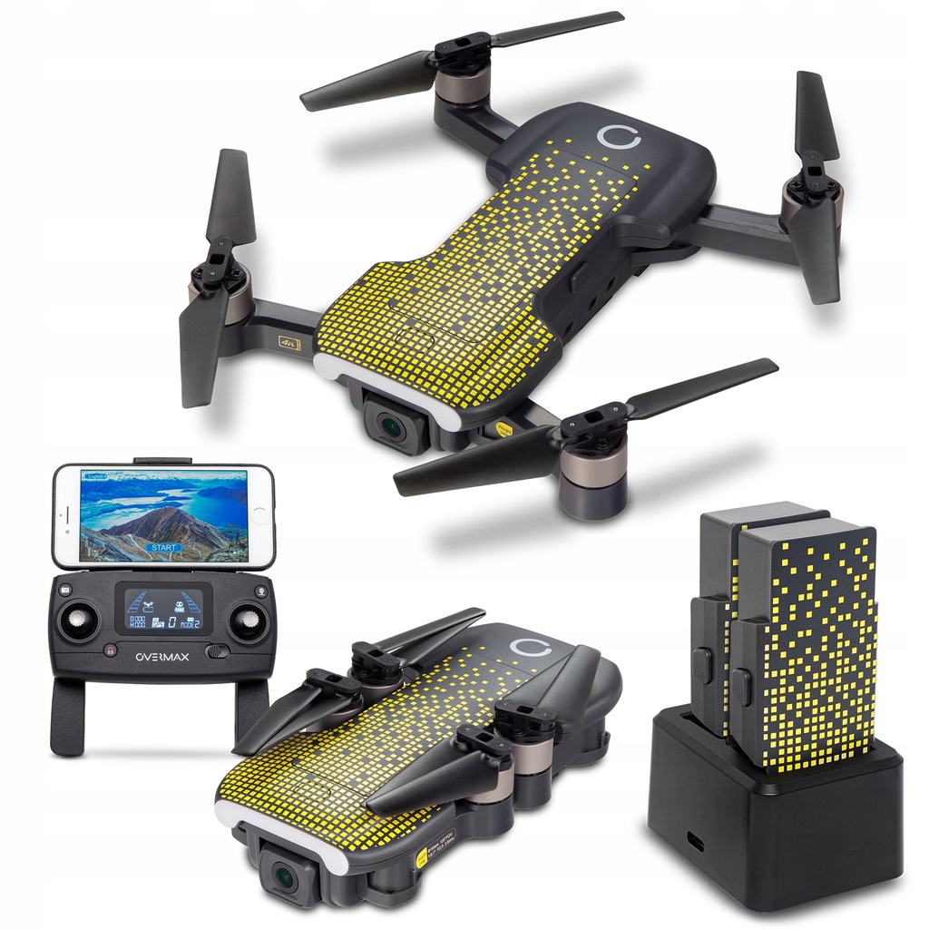 DRON OVERMAX X Bee Drone FOLD ONE WiFi KAMERA FPV - 9592337687 ...
