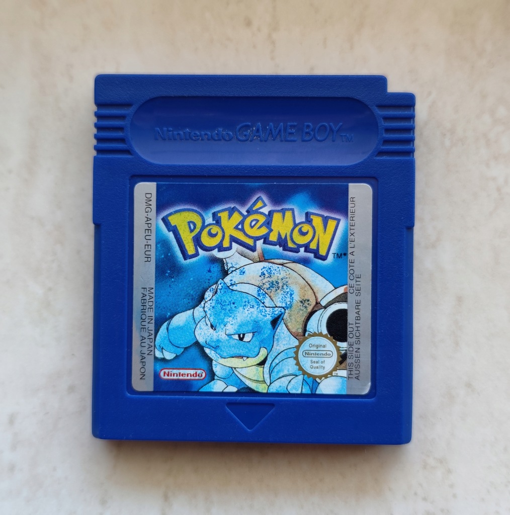 Pokémon Blue Version Nintendo Game Boy Classic - 12721418442 ...