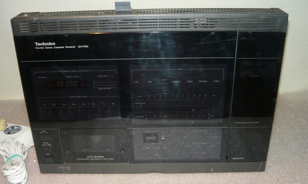 TECHNICS SA-R100 amplituner z magnet.kaset.vintage - 8844061229 ...
