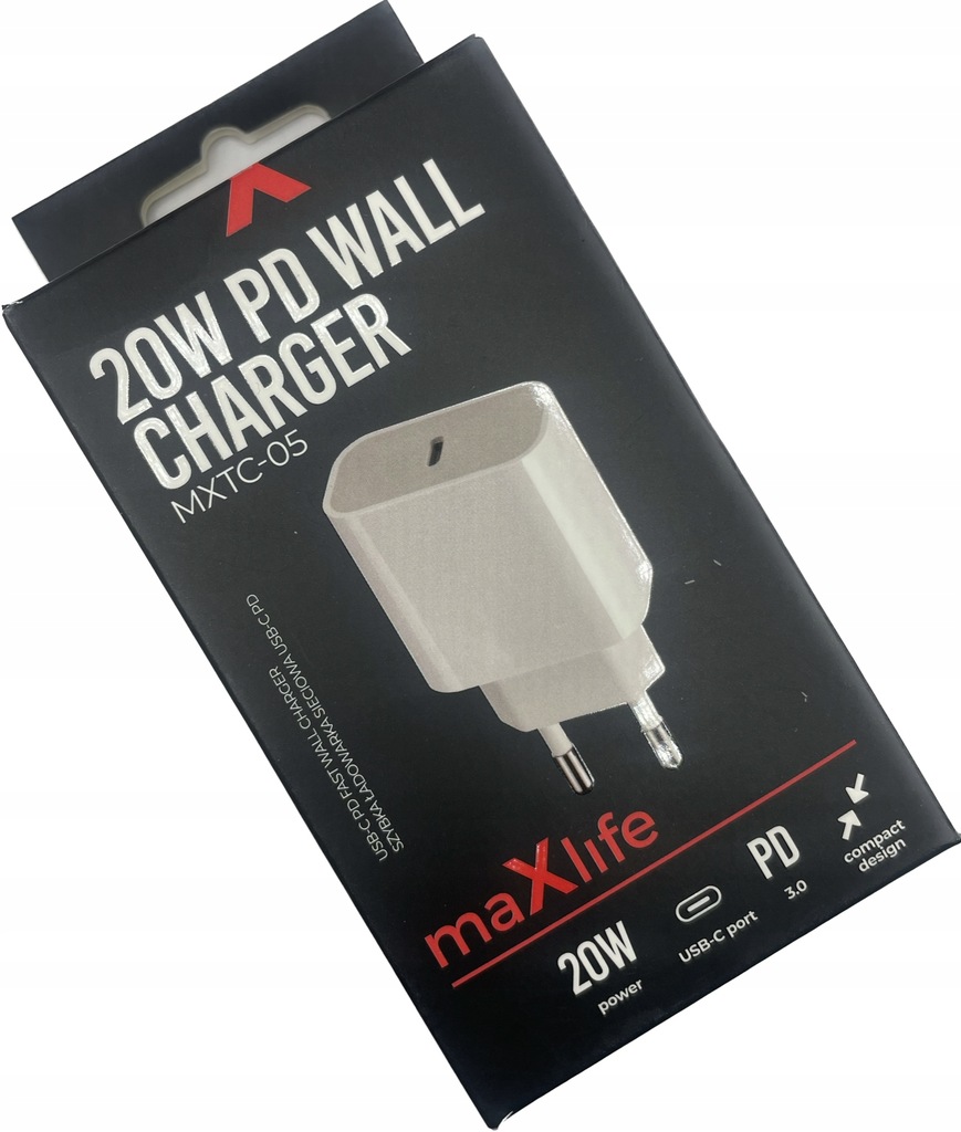 Szybka ładowarka sieciowa PD PPS WALL CHARGER 20W 3A QC 4.0/4+ USB S21 S22 - 14626420173 ...