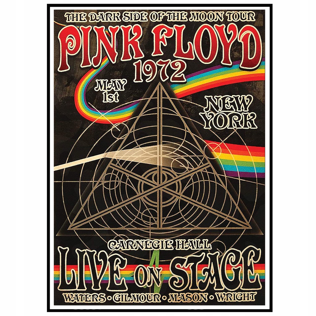 Pink Floyd 1972 Plakat na Ścianę Muzyczny 50x70 - 13302321413 ...