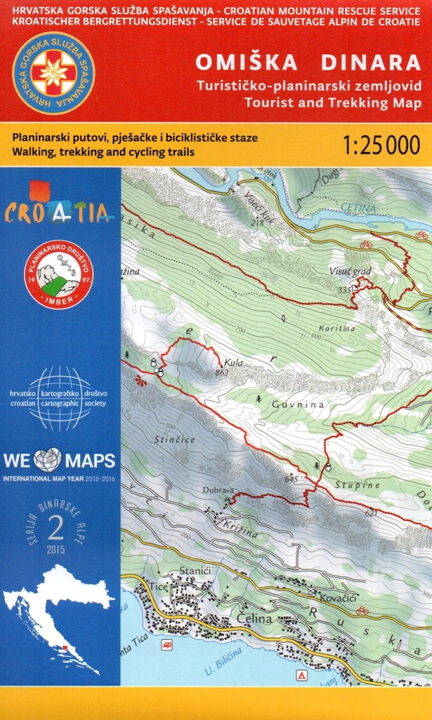 OMISKA DINARA GÓRY DYNARSKIE mapa 1:25 000 HGSS - 6841848317 ...