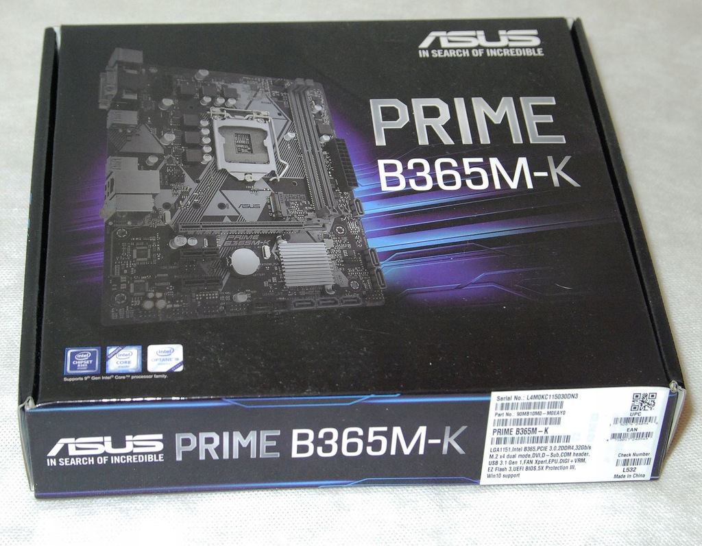 Płyta główna ASUS PRIME B365M-K - 12084275794 - oficjalne archiwum Allegro