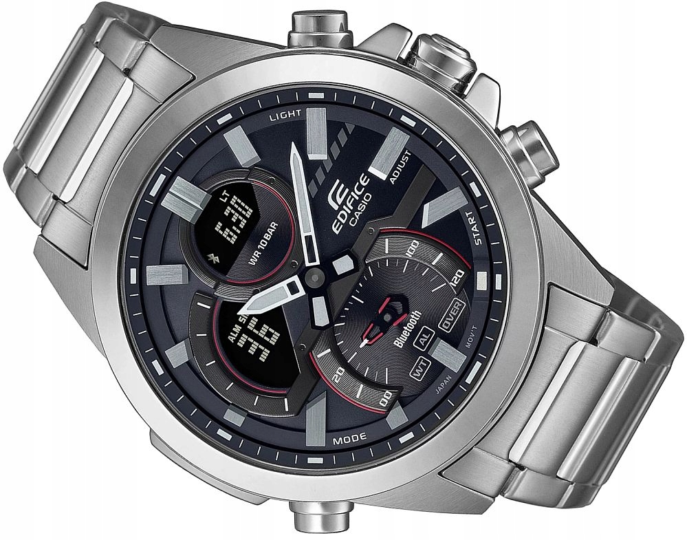 ZEGAREK PREMIUM CASIO EDIFICE ECB-30D-1A BLUETOOTH - 12601298778 - oficjalne archiwum Allegro