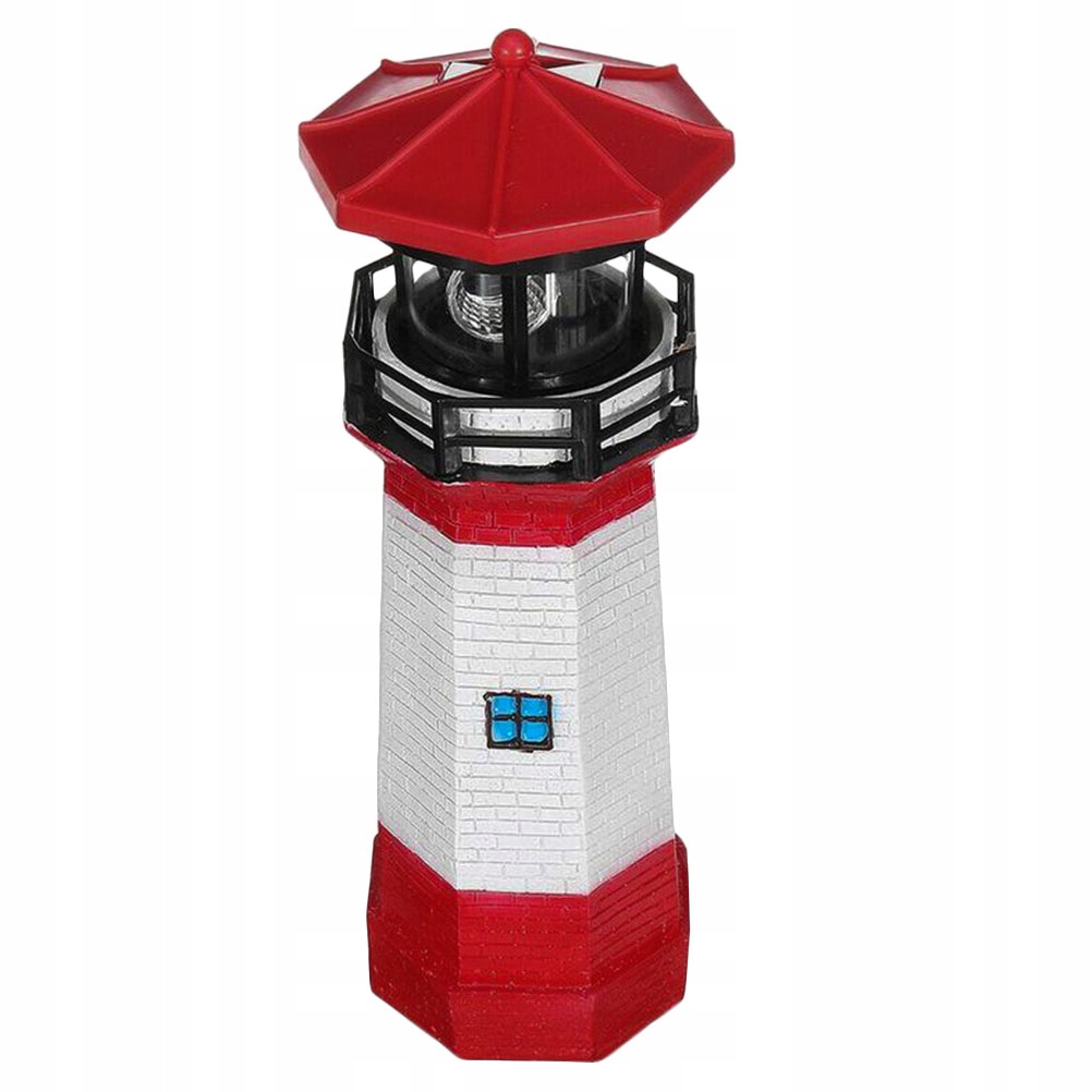 Solar Light Tower LED Sensor Lighthouse Figurine - 14171729776 ...