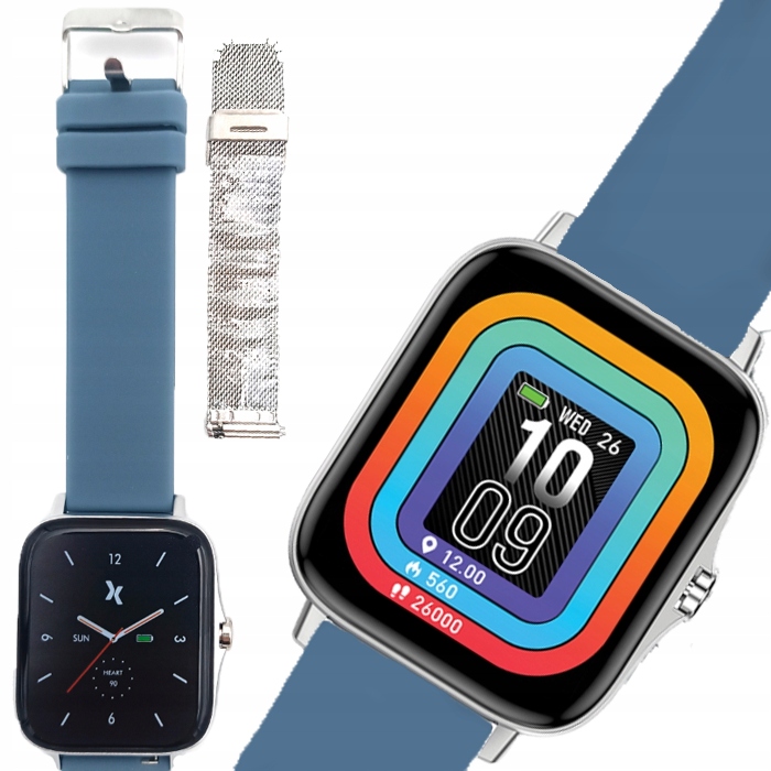 ZEGAREK SMARTWATCH FW55 AURUM PRO SREBRNY MAXCOM - 12700926874 ...