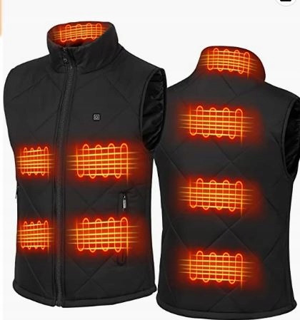 PODGRZEWANA FERNIDA XXL B8D207 CZARNA KAMIZELKA - 13334717546 - oficjalne archiwum Allegro