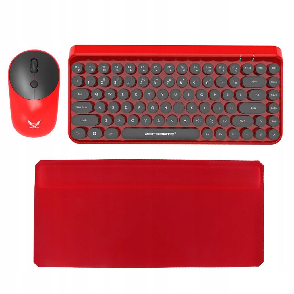 Stylish Retro Style Round Key Wireless Keyboard - 13755565500 ...