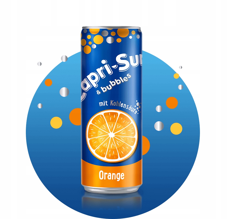 Capri-Sun Bubbles Pomarańcza napój gazowany 330ml - 13892491423 ...