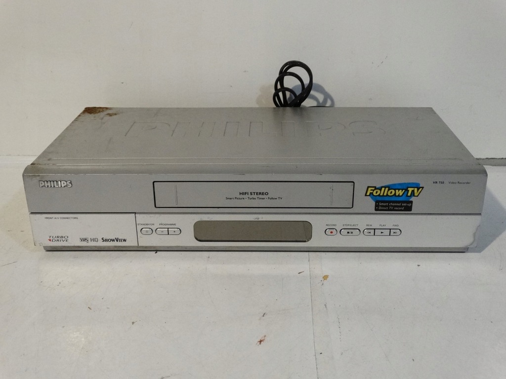 PHILIPS VR750 - MAGNETOWID VHS - - 13130111679 - oficjalne archiwum Allegro