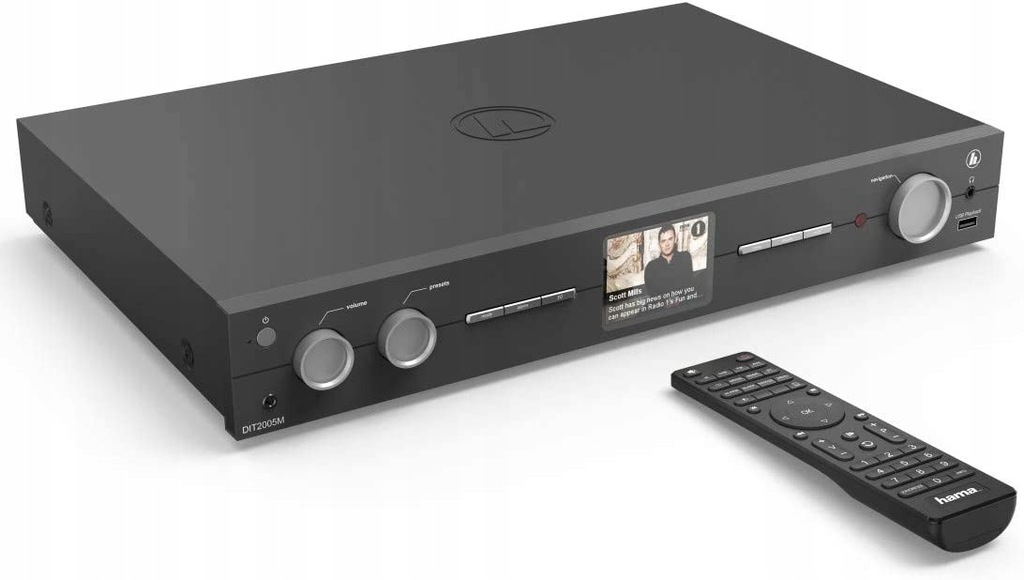 Tuner internetowy HAMA DIT2105SBTX AUX DAB+ FM APP - 12514768660 ...