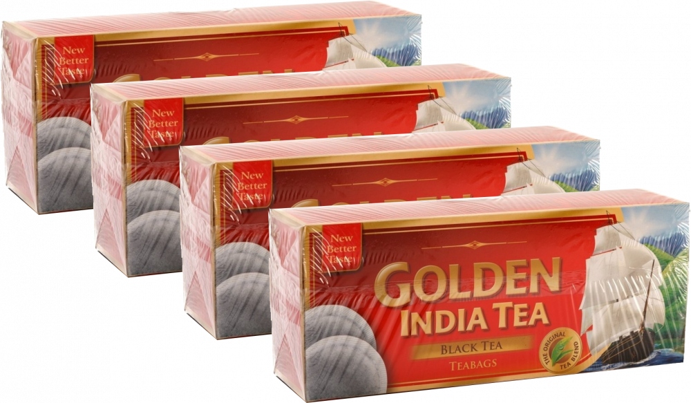 Herbata czarna Posti Golden India Tea 4x100szt - 12508981782 ...