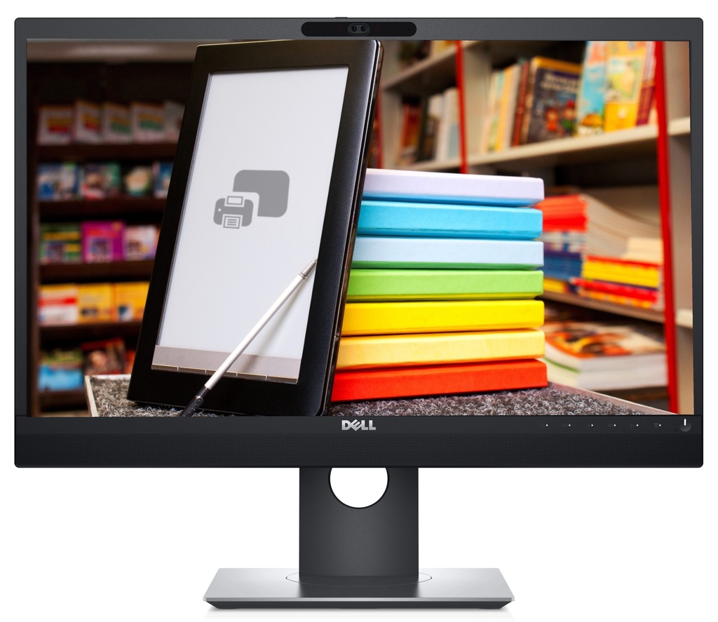 Monitor z kamerą, mikrofonem i głośnikami 24" LED IPS Dell P2418HZ HDMI ...