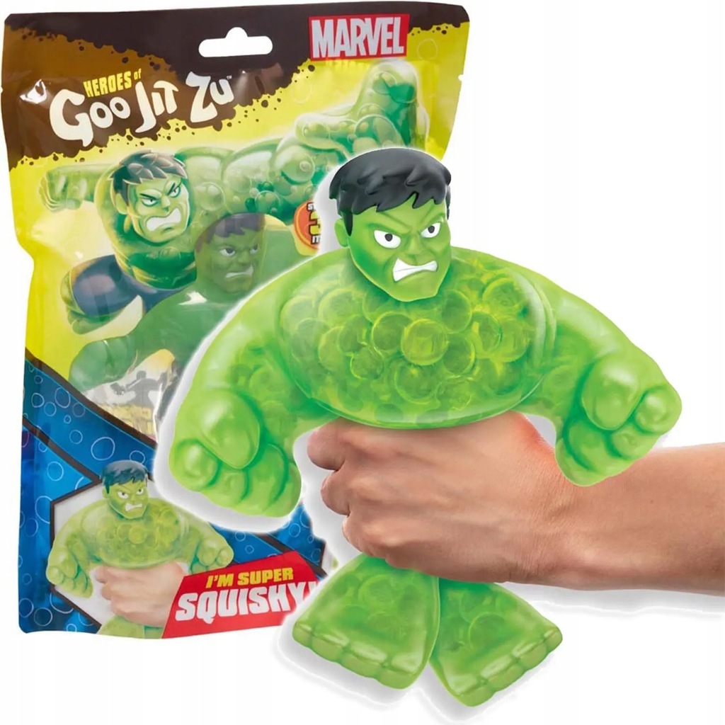 HULK Goo Jit Zu Hero Pack Figurka Marvel SQUISHY - 12570871344 ...