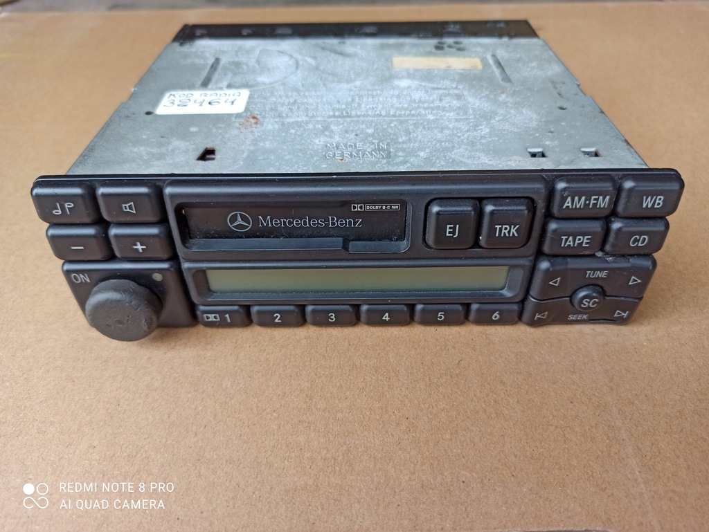 Radio BECKER BE1492 Mercedes w124 w140 - 12394293446 - oficjalne ...