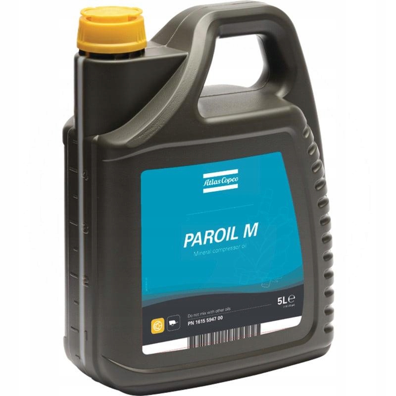 Olej sprężarkowy mineralny Atlas Copco Paroil M 5l - 14470553758 ...