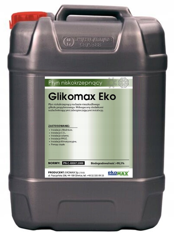 GLIKOL PROPYLENOWY PŁYN SOLARNY -35°C 20L EKO - 12950242087 - oficjalne archiwum Allegro