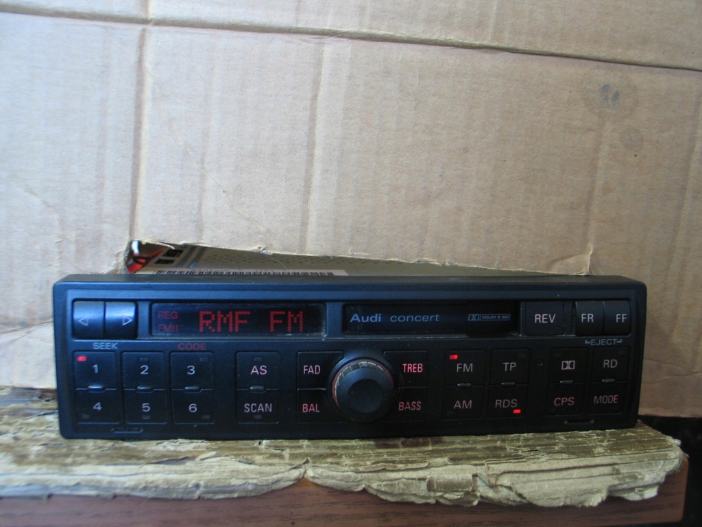 radio audi concert plus A6 C5 4B0035186E + kod - 12593243951 - oficjalne archiwum Allegro