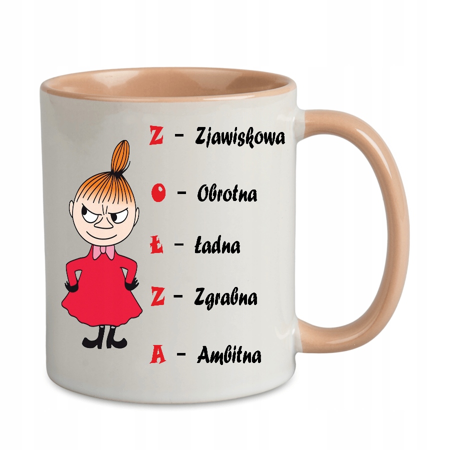 Kubek z nadrukiem Mała Mi, Muminki, Śmieszne, BCJB-MI-014 - 15945615562 - oficjalne archiwum Allegro