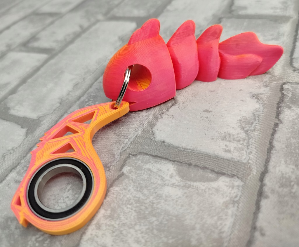 ZESTAW DINO FLEXI RYBKA+KEYSPINNER / KEYFLIPPER / KEYRAMBIT HIT TIKTOK ...