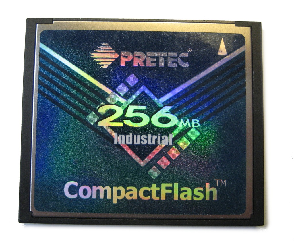 Karta Compact Flash CF 256MB PRETEC Industrial - 8387304729 - oficjalne ...