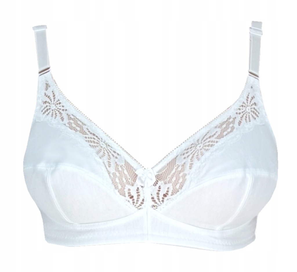 95E Biustonosz bez fiszbin bawełna biały Susa - 14029897708 - oficjalne ...