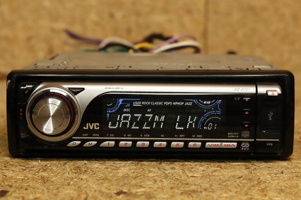 Radio samochodowe JVC KD-G731 MP3 AUX CD USB - 11391697699 - oficjalne archiwum Allegro