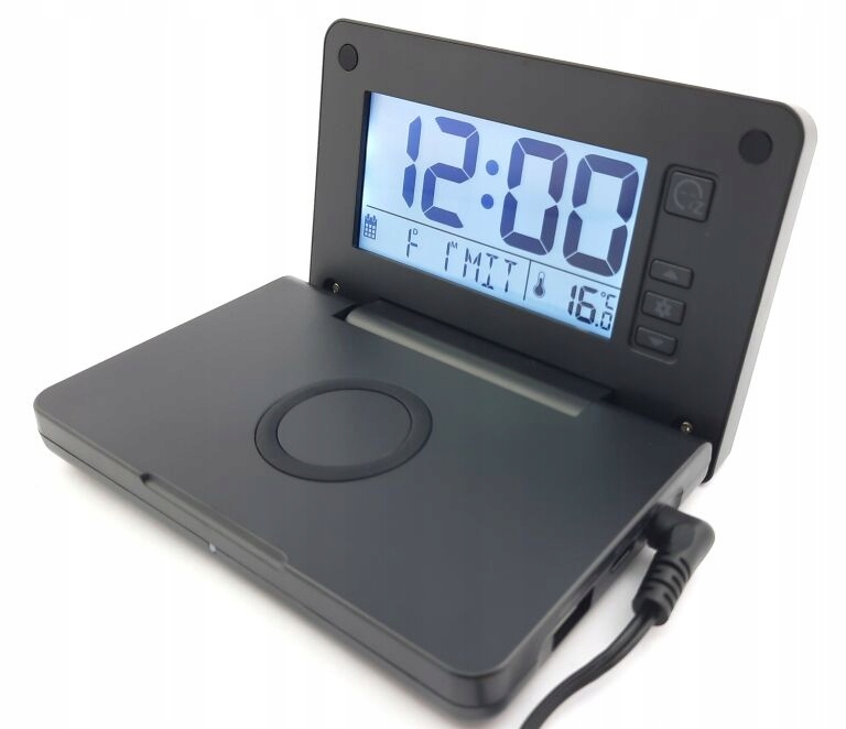 BUDZIK CYFROWY ZE STACJĄ ŁADOWANIA QI SILVERCREST - 11566944135 ...