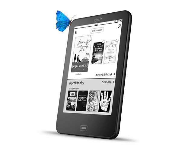 Czytnik Ebook Tolino Vision 2 PL Podświetlenie - 7038710956 - oficjalne ...