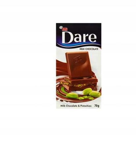 ETI DARE CZEKOLADA MLECZNA Z KAWAŁKAMI PISTACJI PAKIET 7 SZT DW: 16/02/2024 - 15058002158 ...